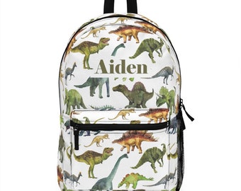 Kids Dinosaur Custom Backpack - Etsy
