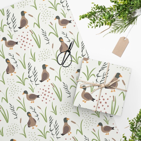 Mallard Duck Wrapping Paper - Etsy