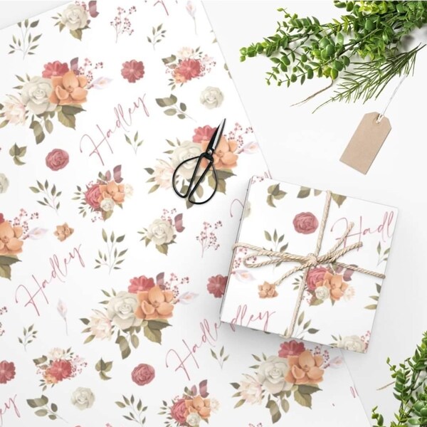 Bohemian Wrapping Paper - Etsy