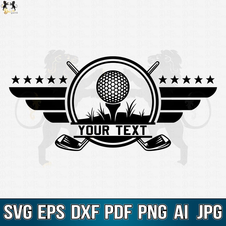 Golf Svg Golf Name Frame Svg Golf Ball Svg Golf Clipart | Etsy