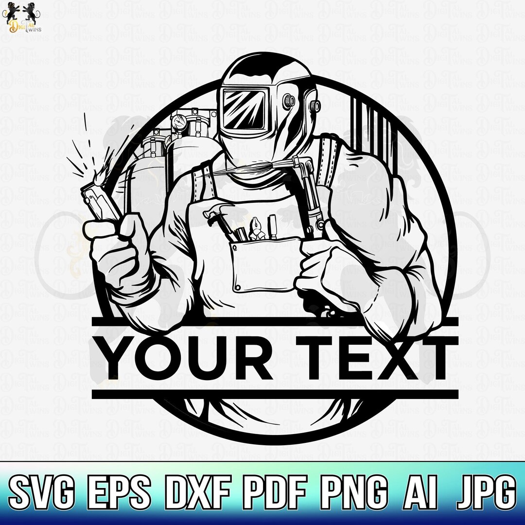 Welder Name Frame Svg, Welding Svg, Welder Clipart, Welder Cricut ...