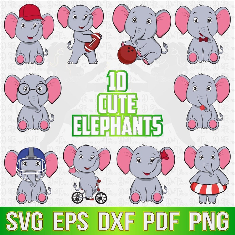 Elephant Svg Elephant Clipart Elephant Vector Elephant Cut - Etsy Israel