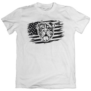 Bulldog With Flag Svg, American Bulldog Svg, Bulldog Clipart, Bulldog ...