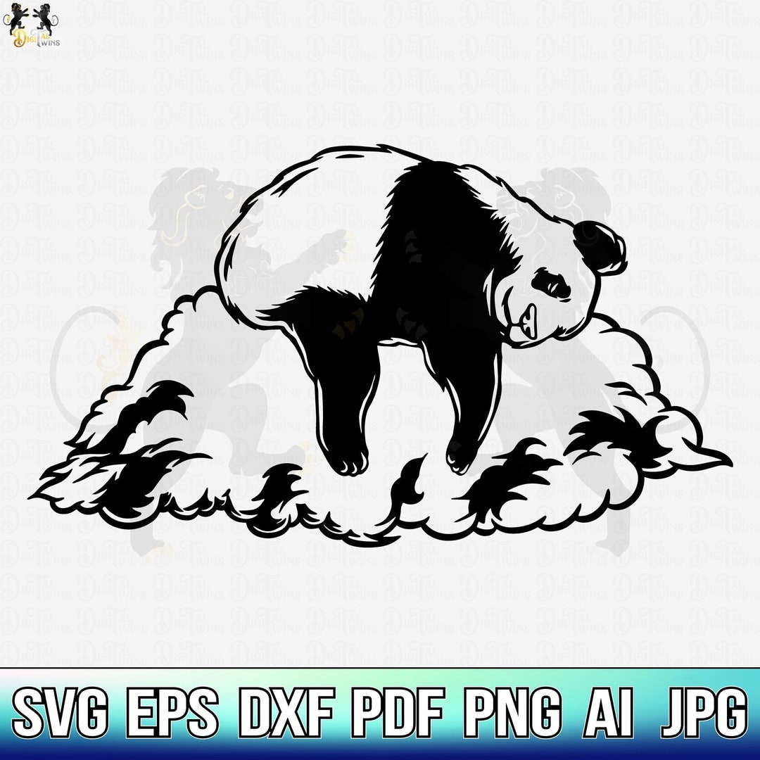 Panda Svg, Panda Clipart, Panda Vector, Panda Cut File, Panda Cricut ...