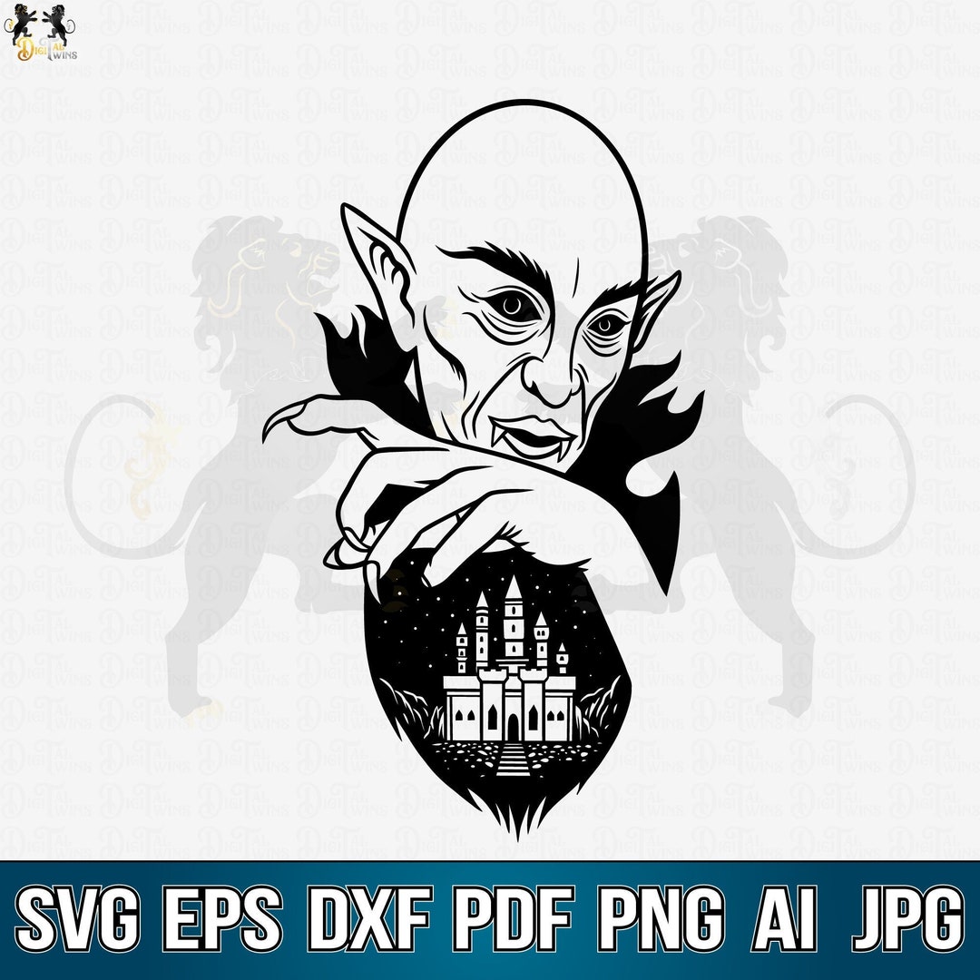 Dracula Svg, Vampire Svg, Dracula Clipart, Vampire Clipart, Halloween ...