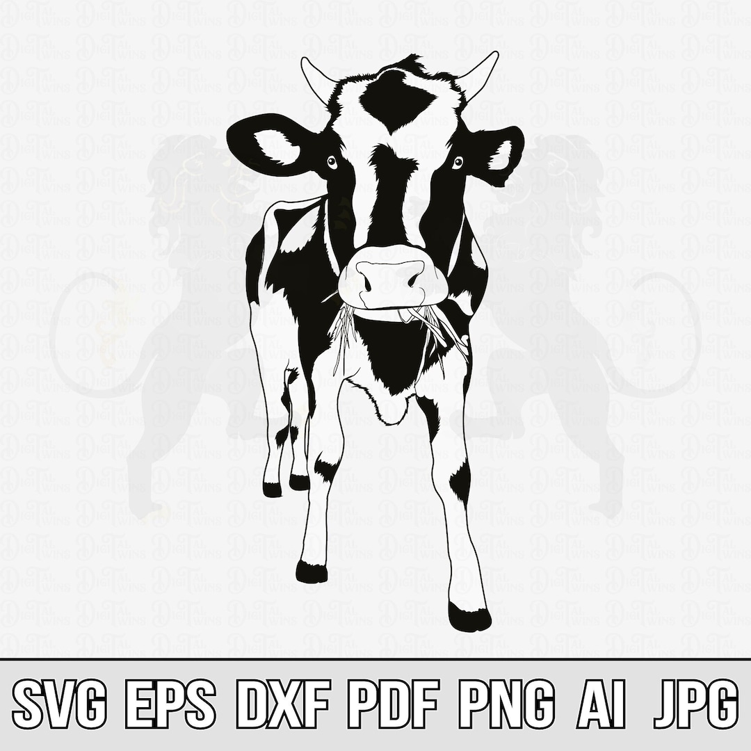 Cow Svg, Cow Print Svg, Cow Cricut, Cow Clipart, Cow Cut File, Dairy ...
