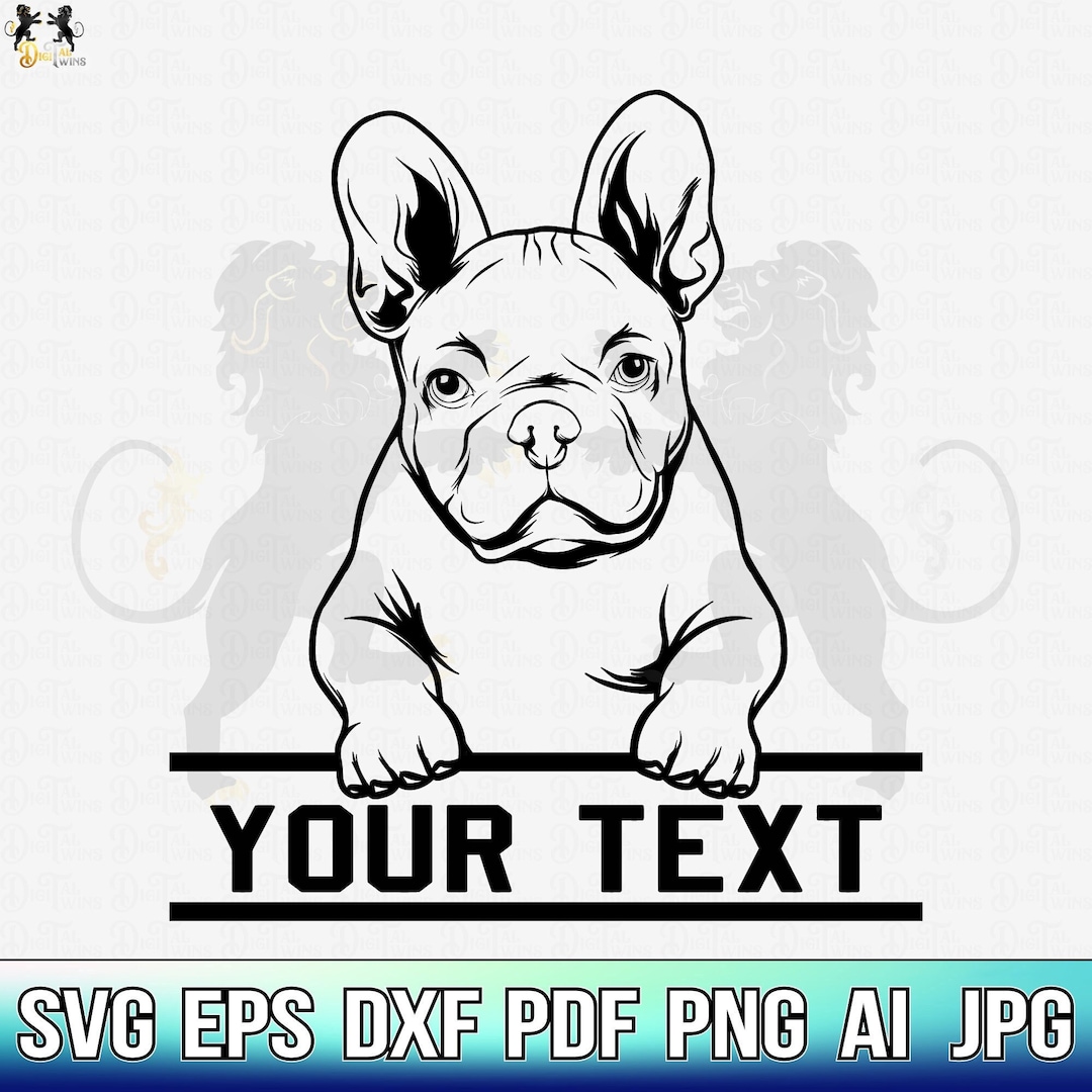 French Bulldog Svg, Frenchie Svg, French Bulldog Clipart, Bulldog Svg ...
