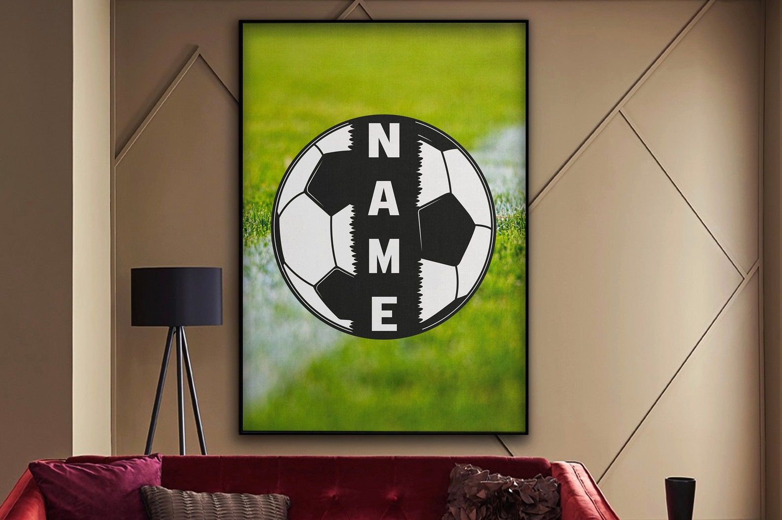 Soccer Svg, Soccer Name Frame Svg, Soccer Ball Svg, Soccer Clipart ...