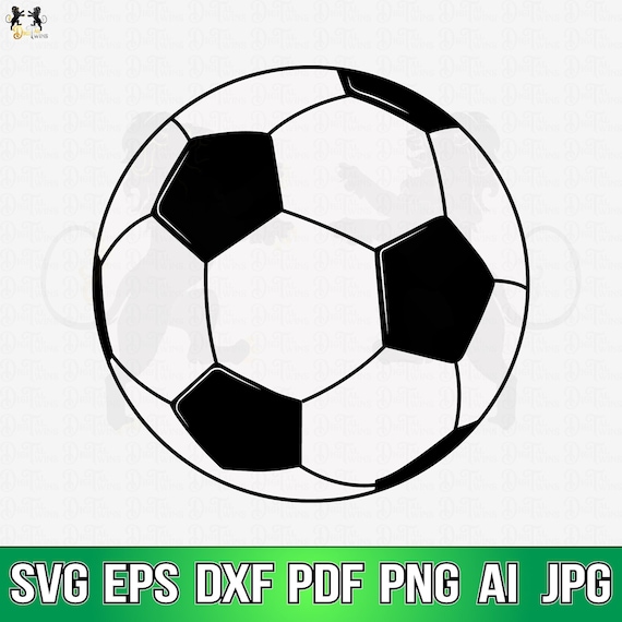 Soccer Svg Soccer Ball Svg Soccer Ball Vector Soccer Ball | Etsy