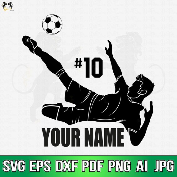Soccer Svg Soccer Player Svg Soccer Monogram Svg Soccer | Etsy