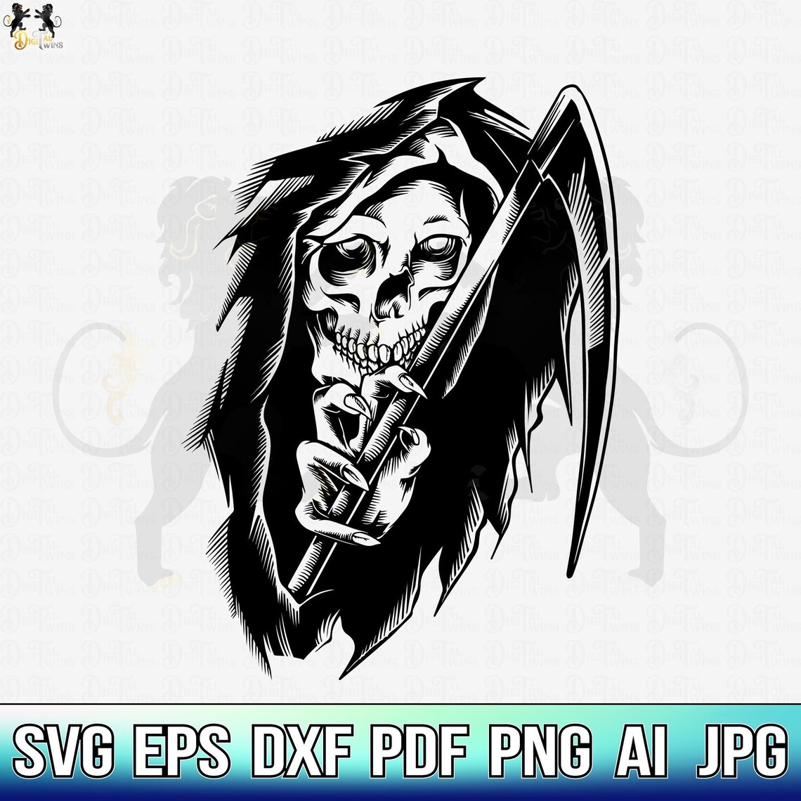 Reaper in the Wall SVG Skull Ripper SVG Skull SVG Skull - Etsy