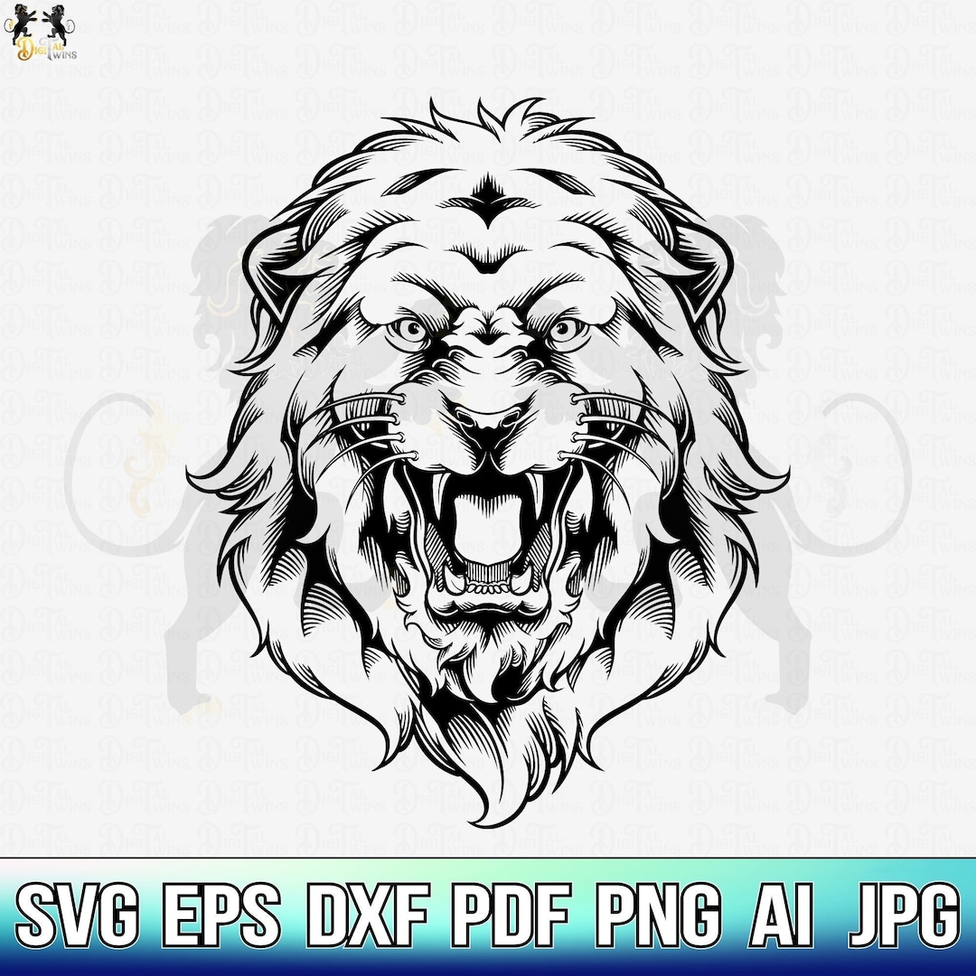 Lion Svg, Lion Clipart, Lion Vector, Lion Cut File, Lion Shirt, Lion ...