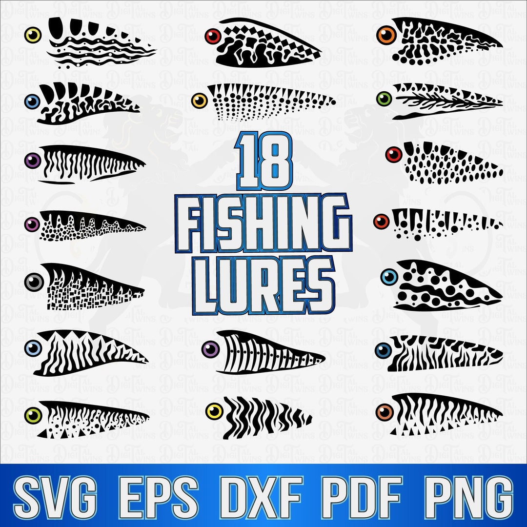 Fishing Lure Svg, Lure Svg Print, Fishing Lure Pattern Svg, Fishing ...