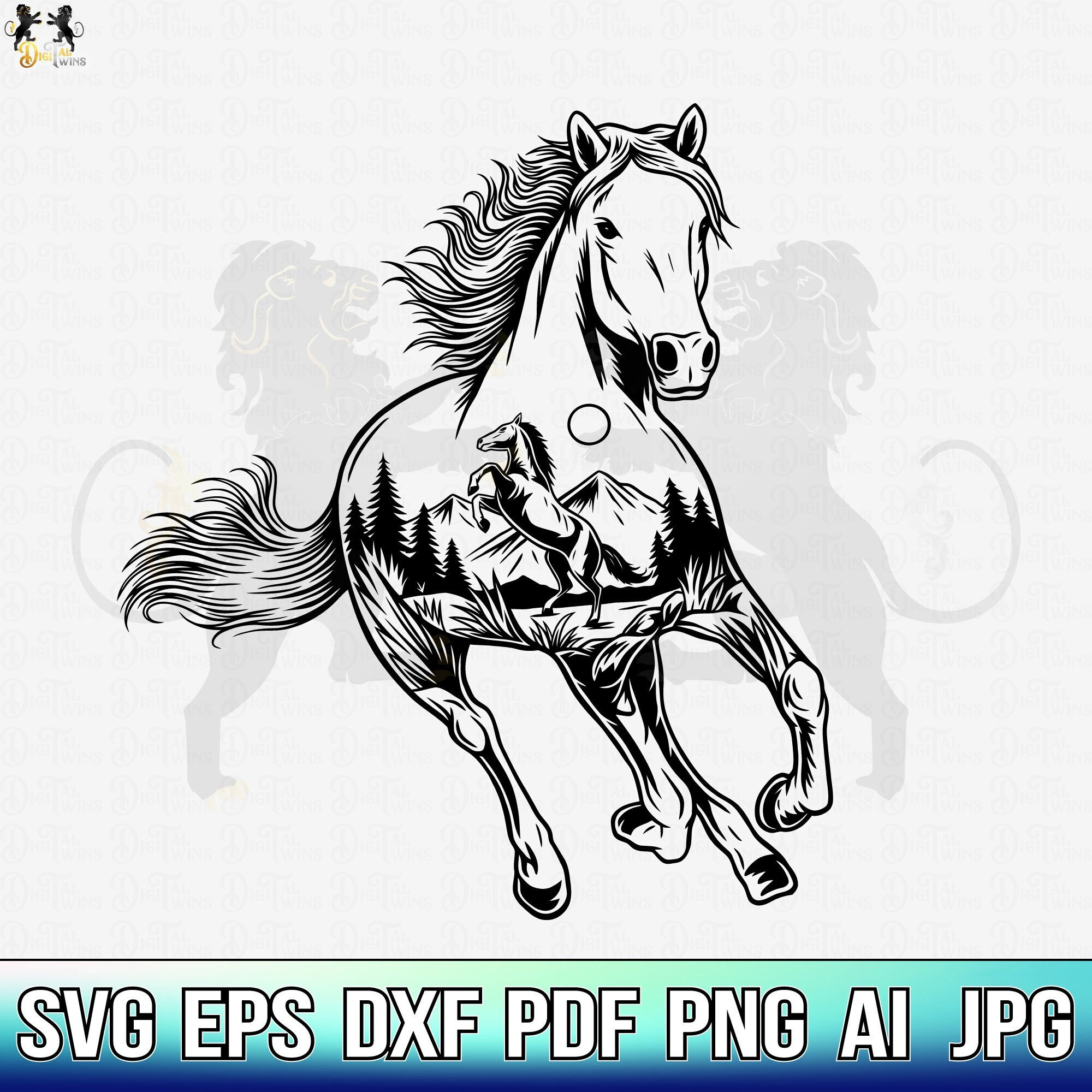 Horse Svg Running Horse Svg Horse Clipart Horse Vector - Etsy