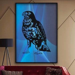 Falcon Svg, Hawk Svg, Falcon Clipart, Falcon Vector, Falcon Cricut ...