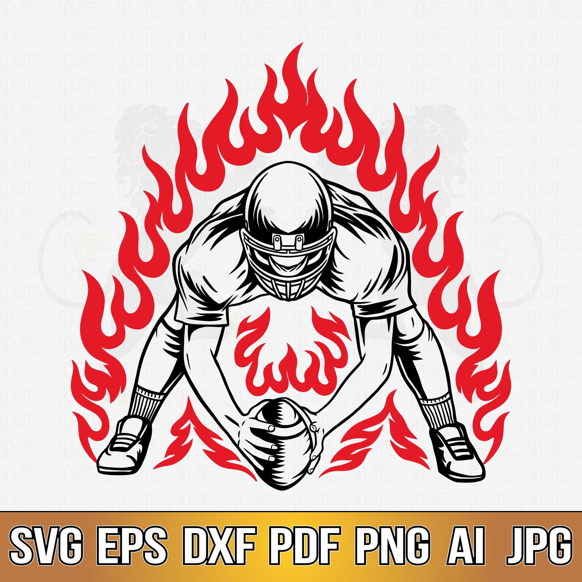 Football Player Svg Football Svg Football Name Svg Football | Etsy