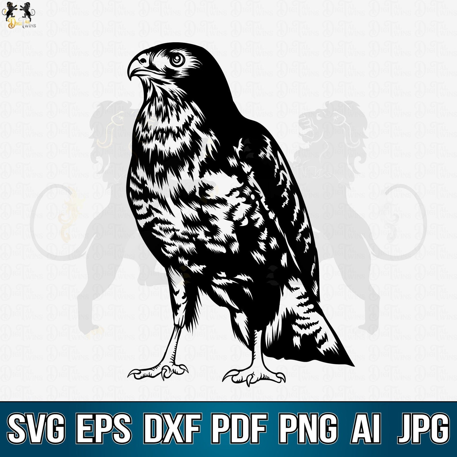 Falcon Svg Hawk Svg Falcon Clipart Falcon Vector Falcon - Etsy