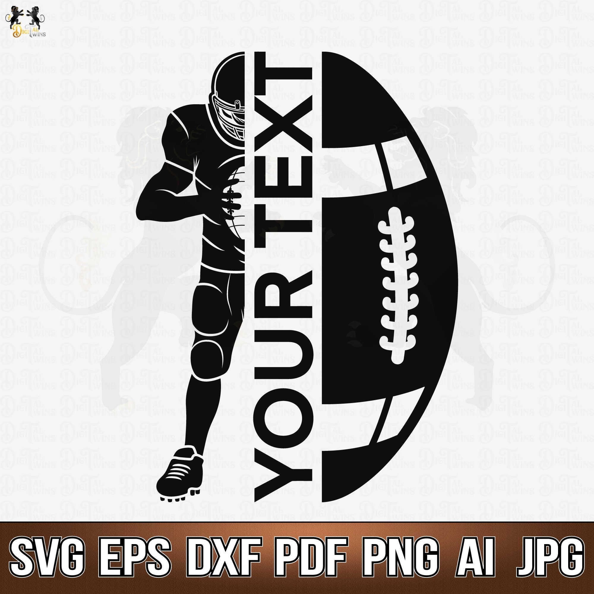 Football Player Svg Football Svg Football Name Svg Football - Etsy