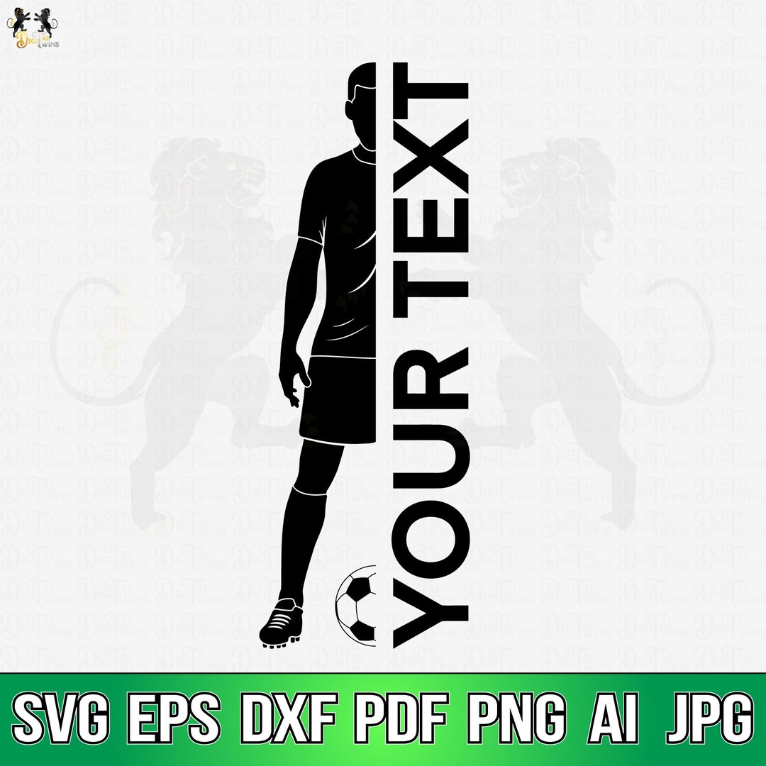 Soccer Svg, Soccer Player Svg, Soccer Monogram Svg, Soccer Clipart ...