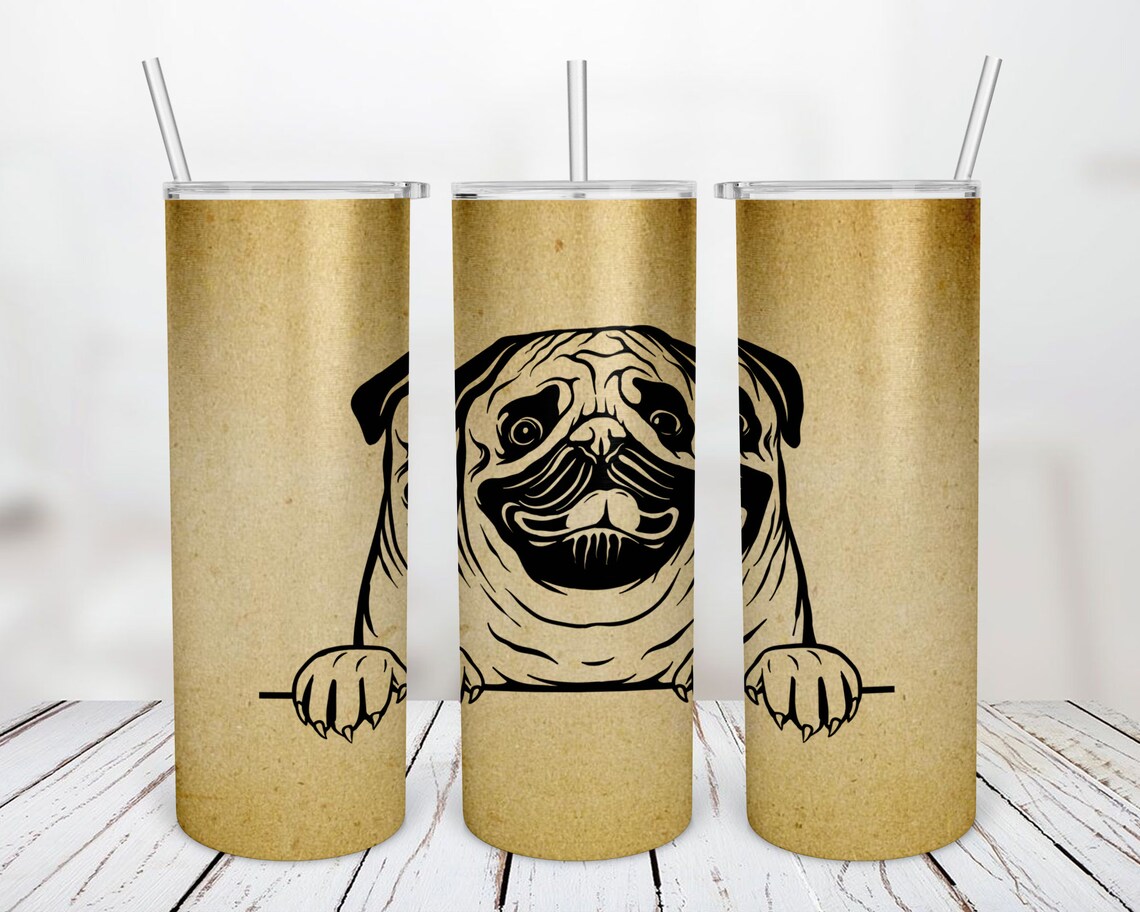 Pug Svg Pug Clipart Pug Vector Pug Cricut Pug Cutfile Pug | Etsy