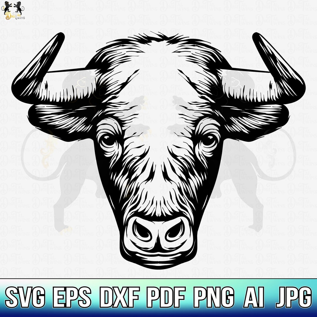 Bull Svg, Bull Clipart, Bull Vector, Bull Cut File, Bull Shirt, Bull ...
