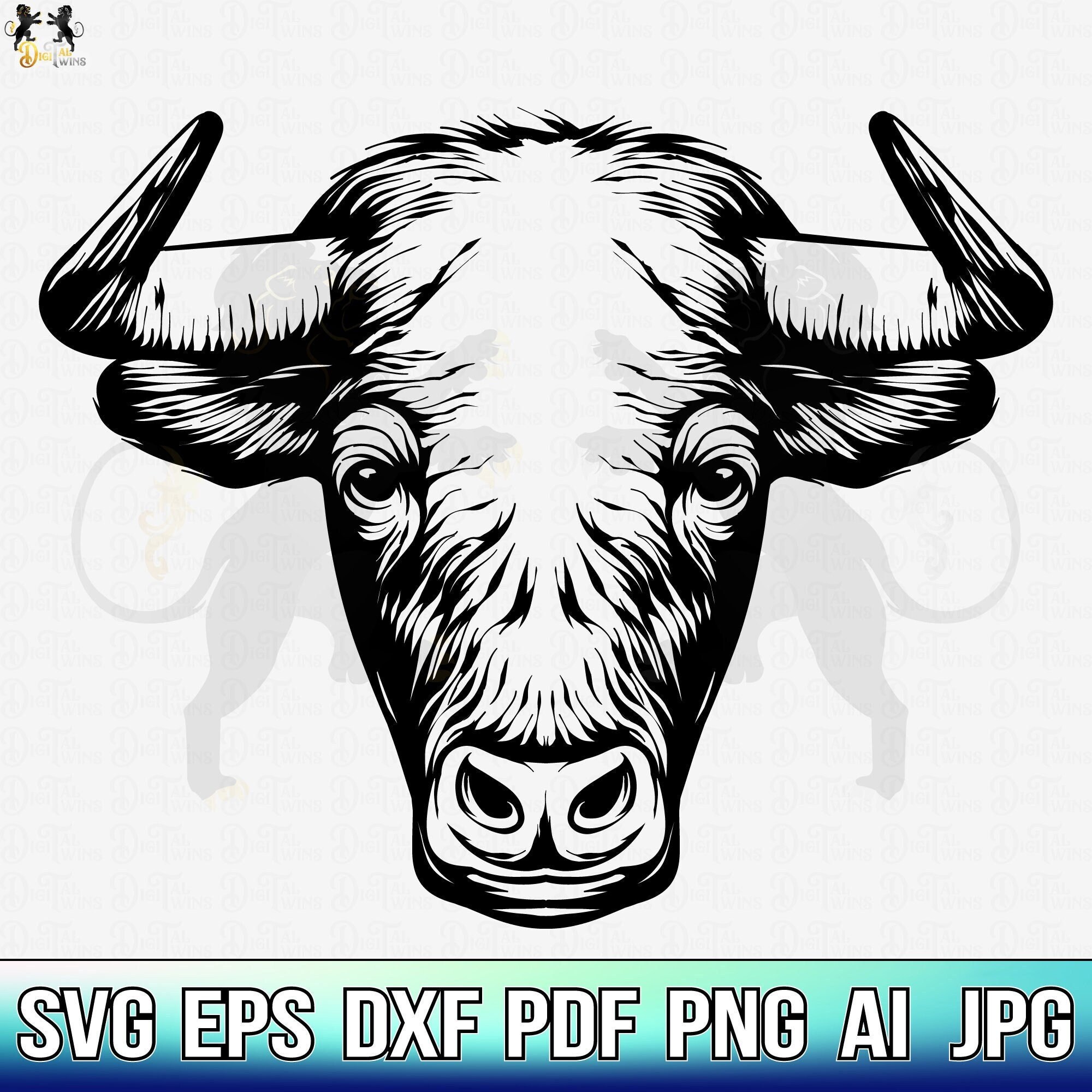 Bull Svg Bull Clipart Bull Vector Bull Cut File Bull - Etsy Canada