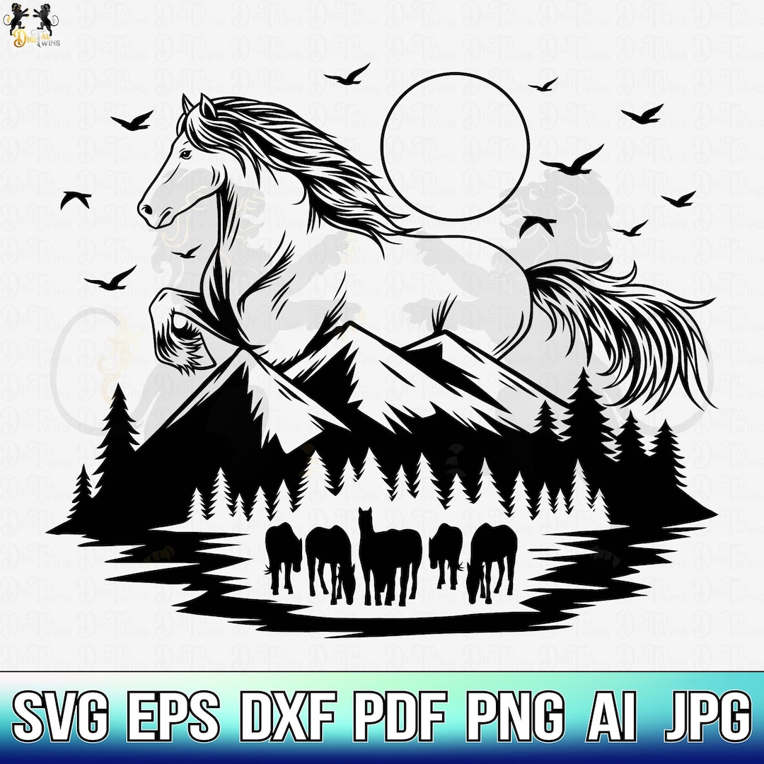 Pferde Svg, Laufpferd Svg, Pferde Clipart, Pferde Vektor, Pferd Cricut ...