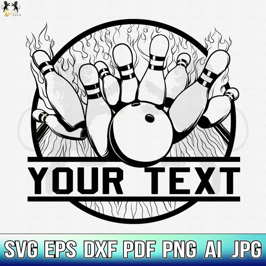 Bowling Svg, Bowling Name Svg, Bowling Ball Svg, Bowling Clipart ...