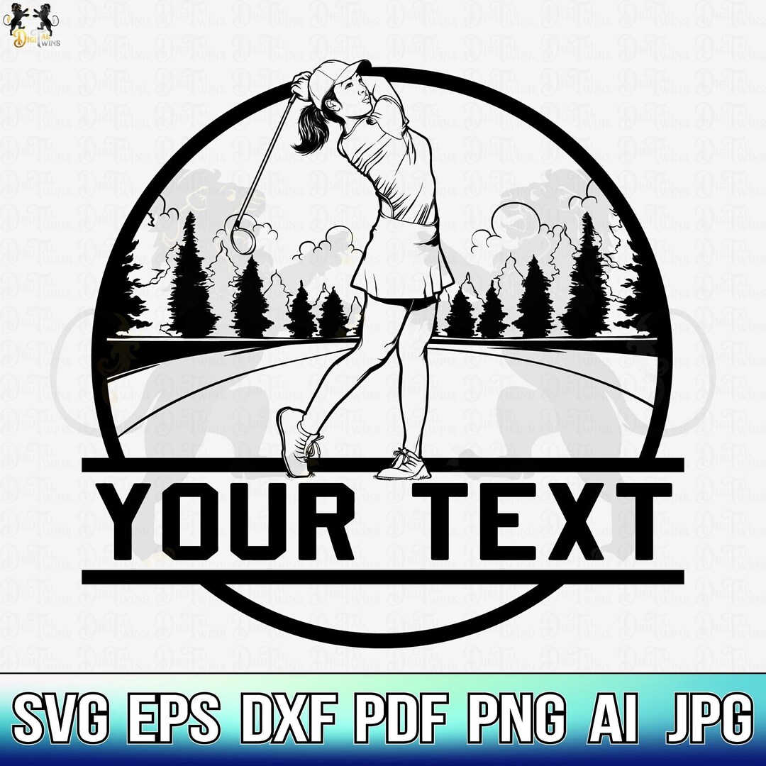 Golf Svg, Golf Name Frame Svg, Golf Ball Svg, Golf Clipart, Golf Cricut ...