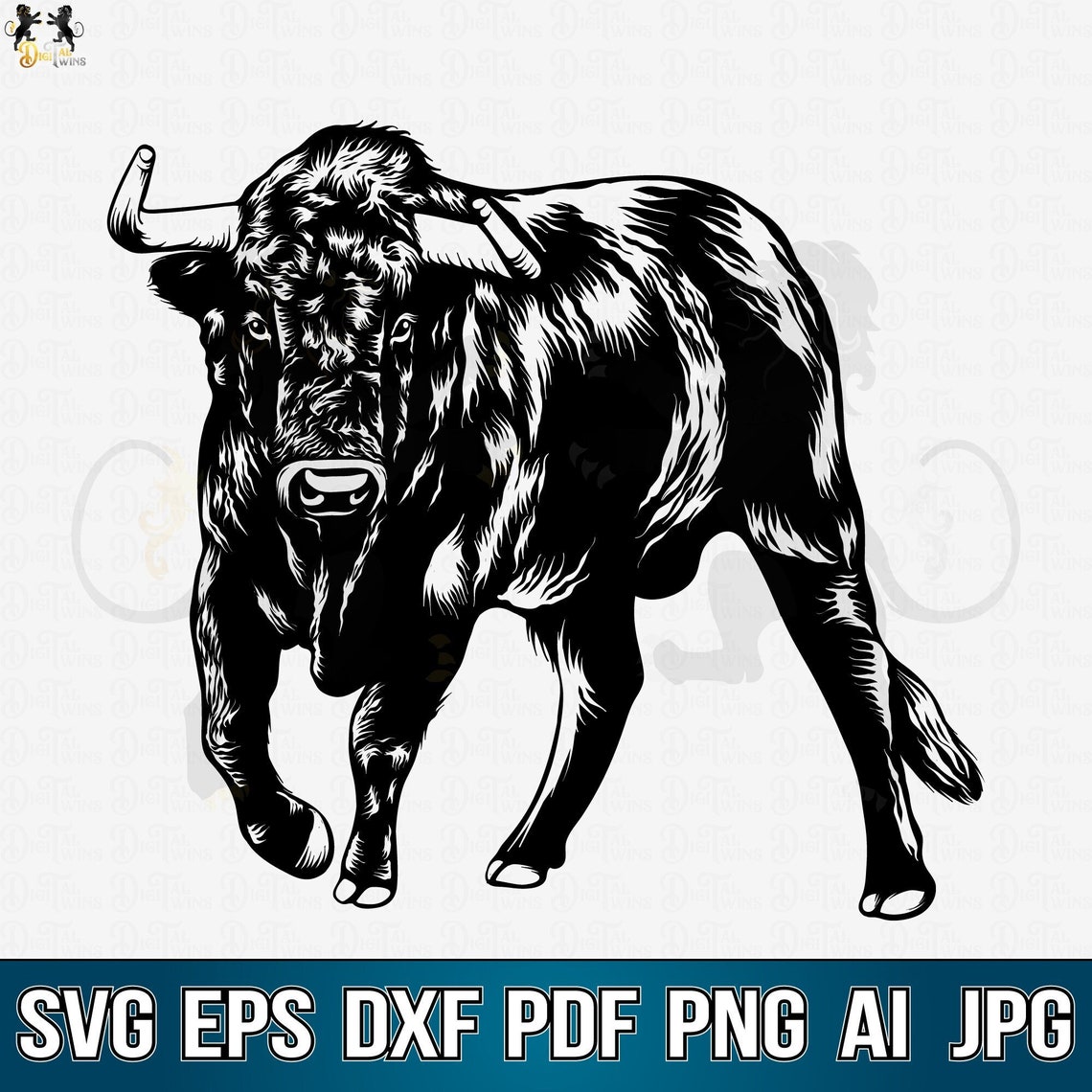 Bull Svg Bull Clipart Bull Vector Bull Cut File Bull - Etsy