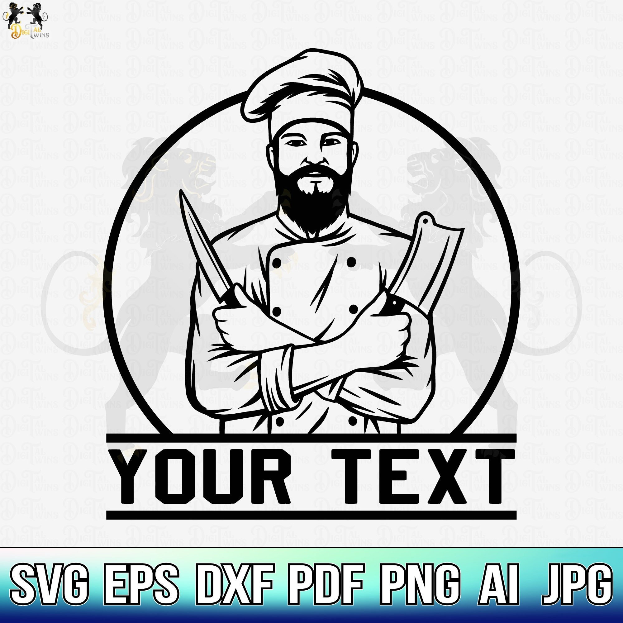 Chef Logo Svg Chef Svg Food Svg Restaurant Svg Cooking - Etsy Australia