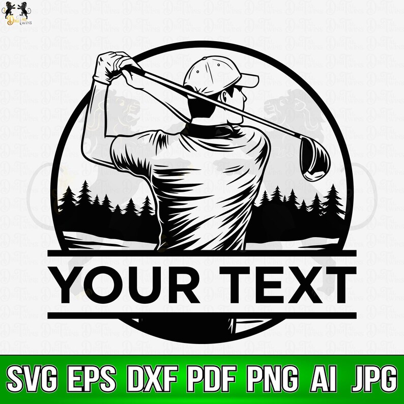 Golf Svg Golf Name Frame Svg Golf Ball Svg Golf Clipart - Etsy