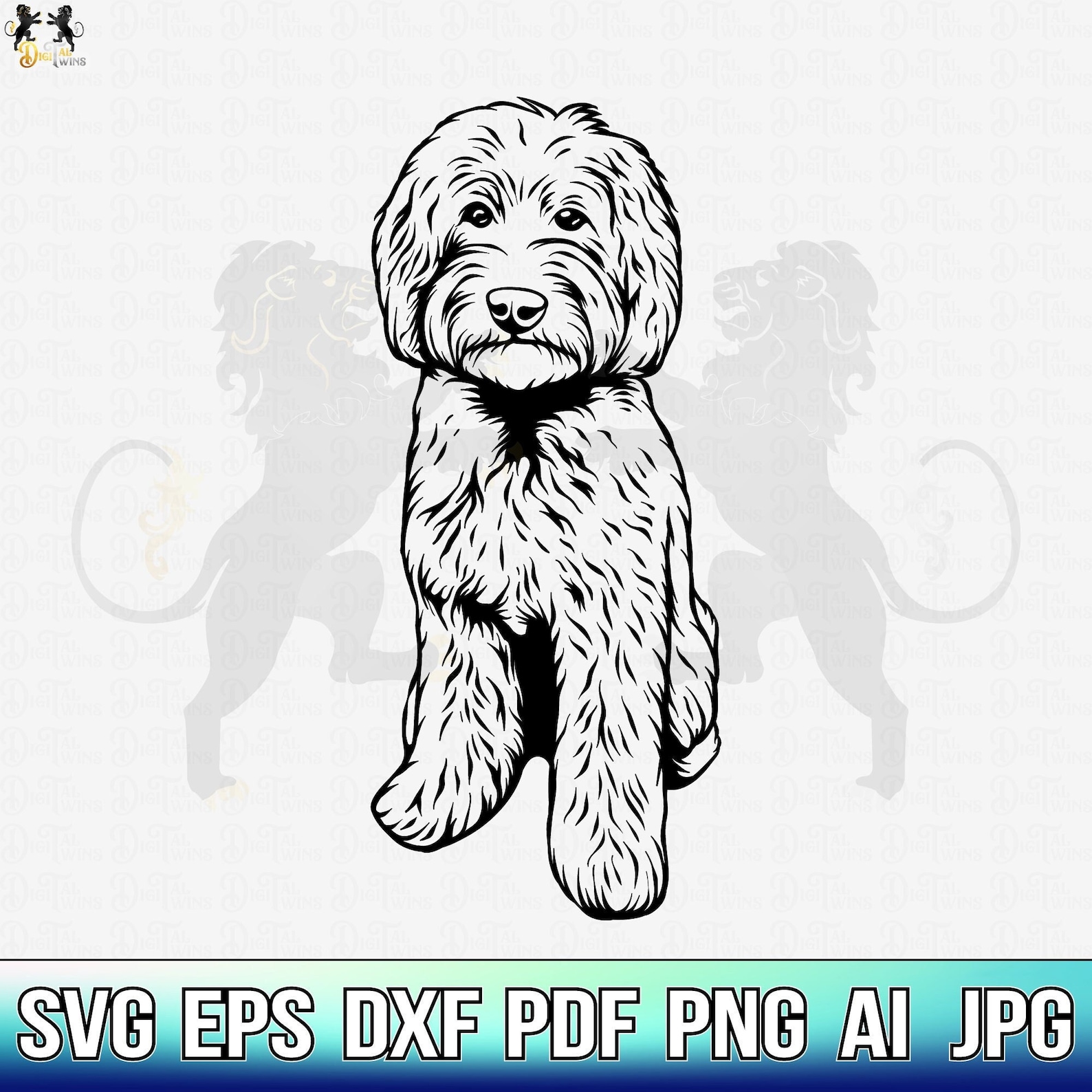 Labradoodle Svg Labradoodle Clipart Labradoodle Cricut - Etsy