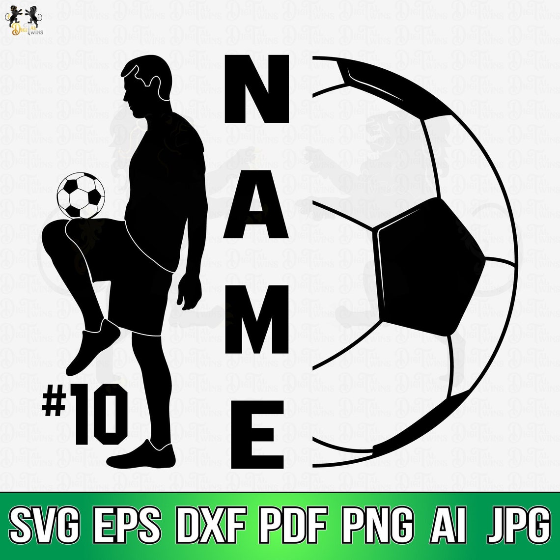 Soccer Svg Soccer Player Svg Soccer Monogram Svg Soccer - Etsy