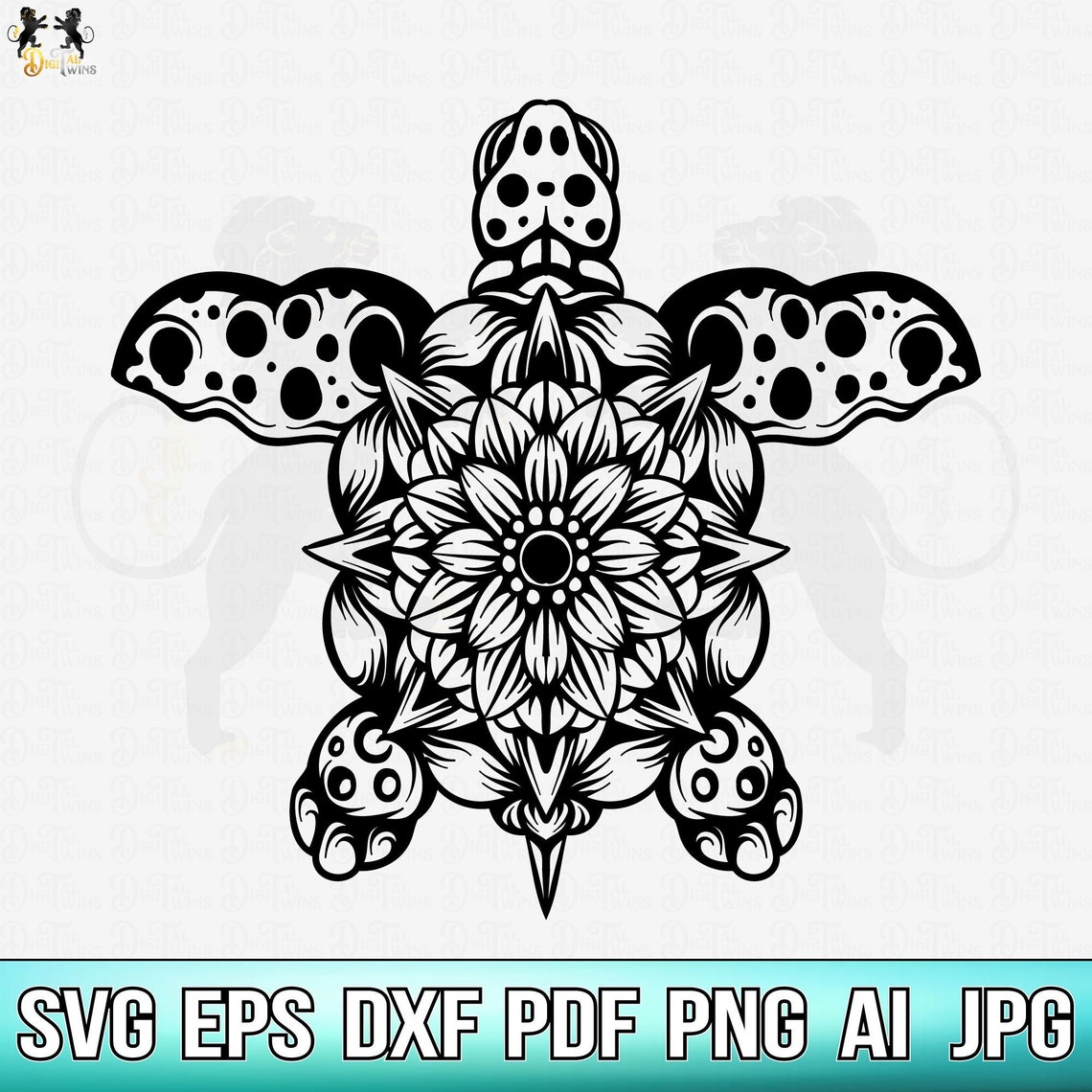 Turtle Mandala Svg Turtle Svg Mandala Svg Sea Turtle Svg - Etsy