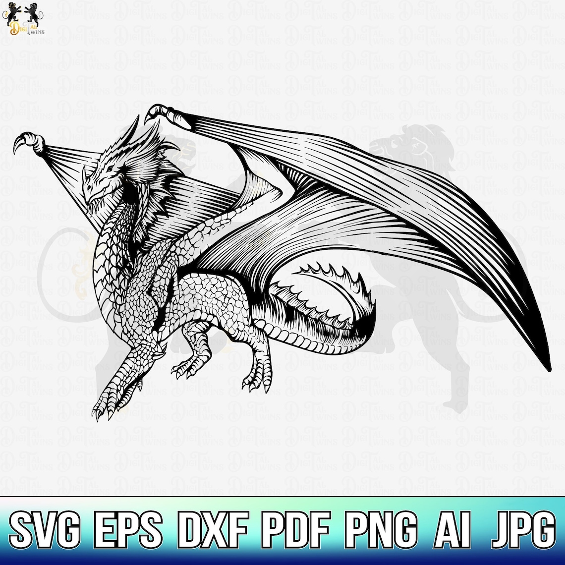 Dragon Svg Dragon Clipart Dragon Cut File Dragon Cricut - Etsy