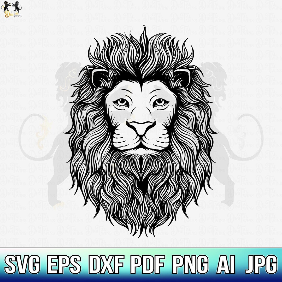 Lion Svg, Lion Clipart, Lion Vector, Lion Cut File, Lion Shirt, Lion ...