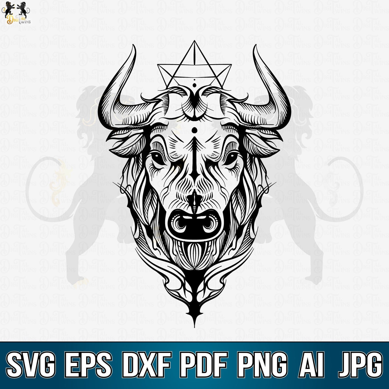 Bull Svg Bull Clipart Bull Vector Bull Cut File Bull - Etsy