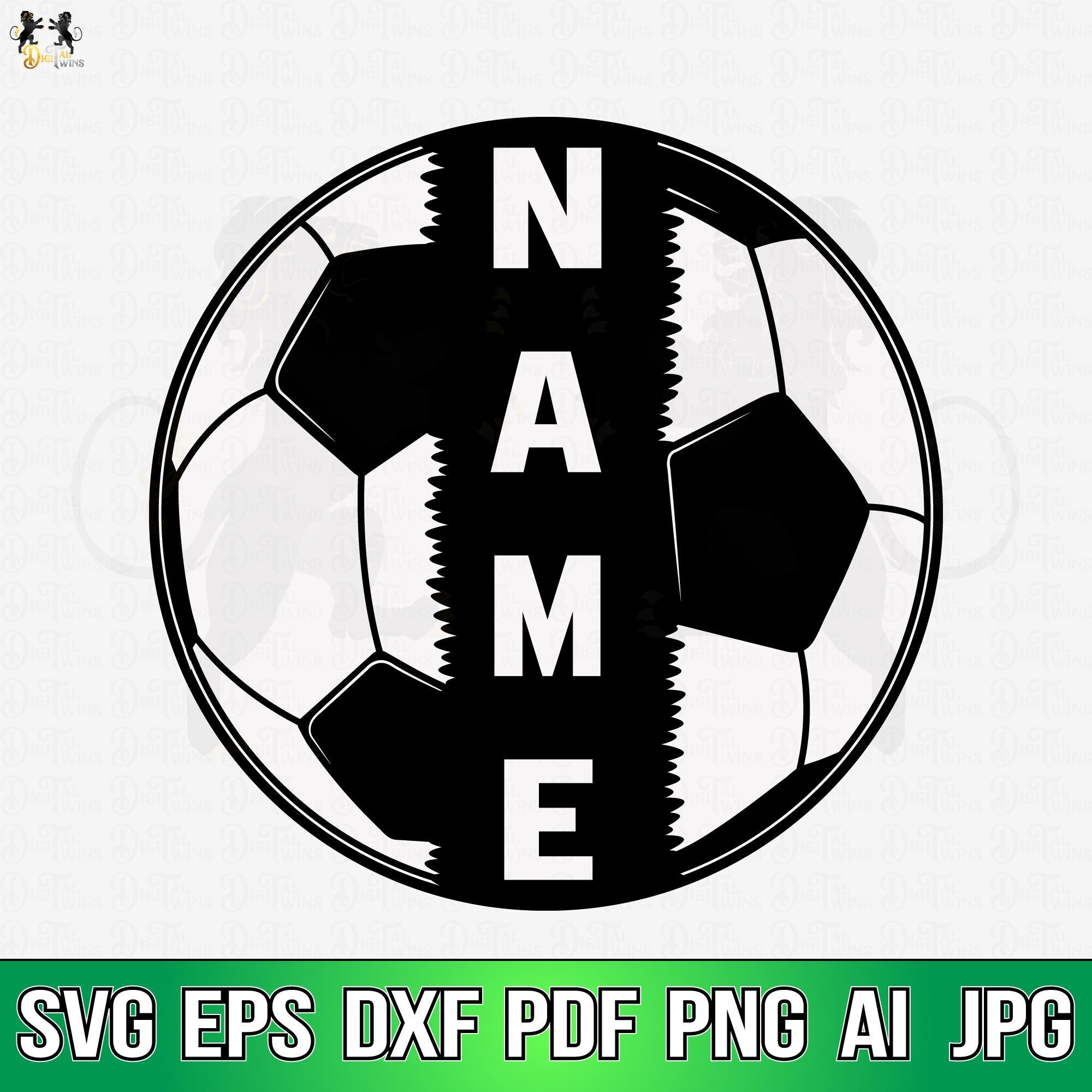 Soccer Svg Soccer Name Frame Svg Soccer Ball Svg Soccer - Etsy Canada