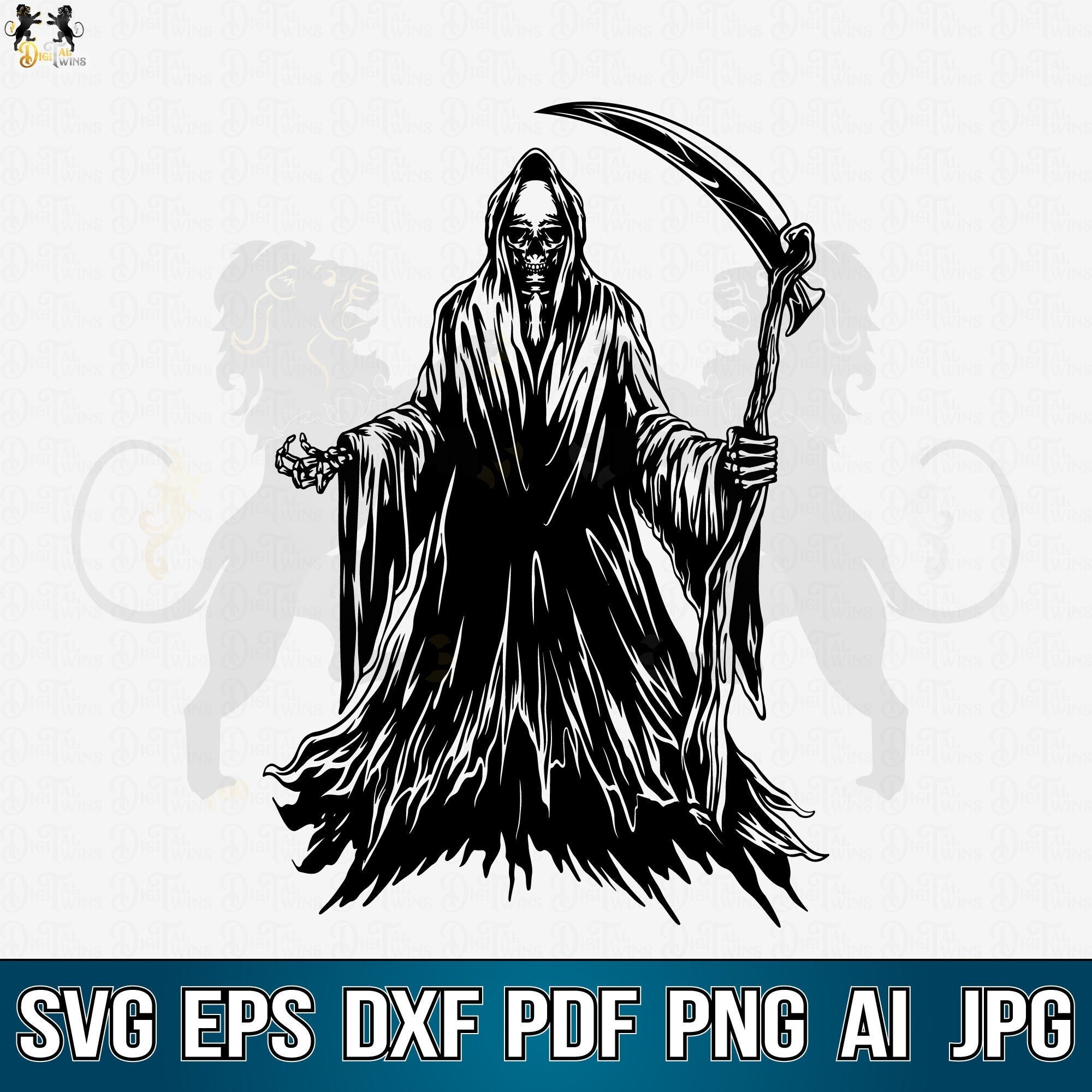 Reaper Svg Grim Reaper Svg Death Svg Reaper Clipart Reaper - Etsy Canada