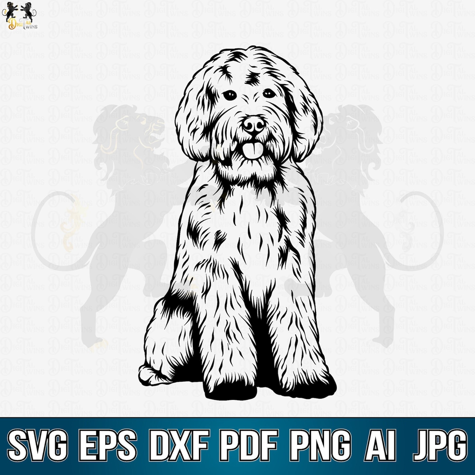 Labradoodle Svg Labradoodle Clipart Labradoodle Cricut - Etsy