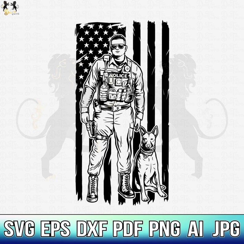 Police Svg Police K9 Dog Svg Policeman Svg Police Dog - Etsy