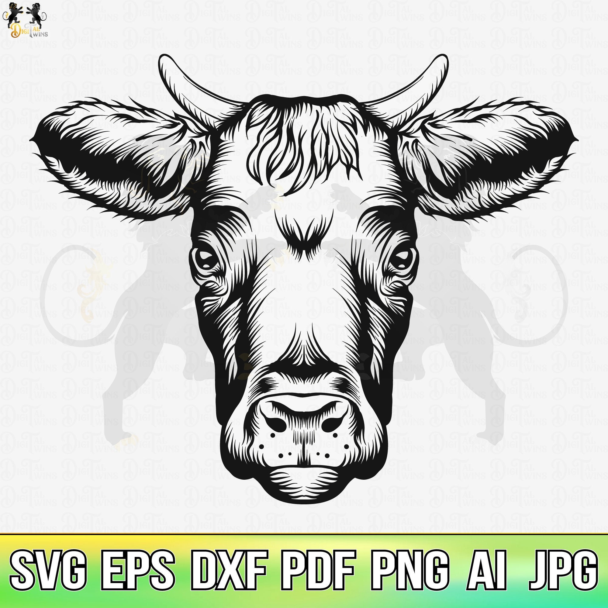 Cow Svg Cow Print Svg Cow Cricut Cow Clipart Cow Cut File - Etsy