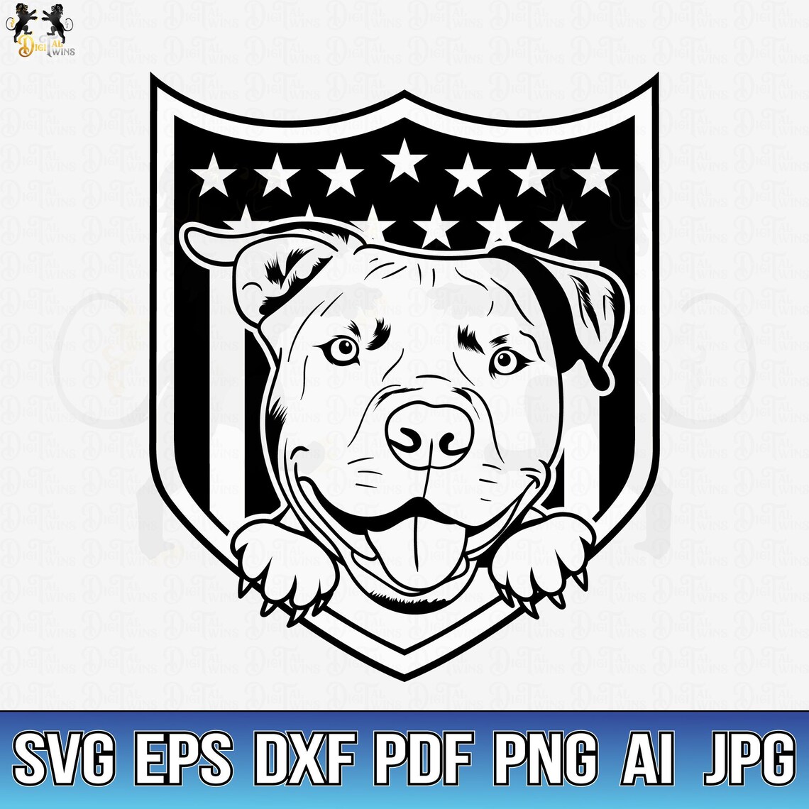 Pitbull With Flag Svg, American Pit Bull Svg, Pitbull Clipart, Pitbull ...