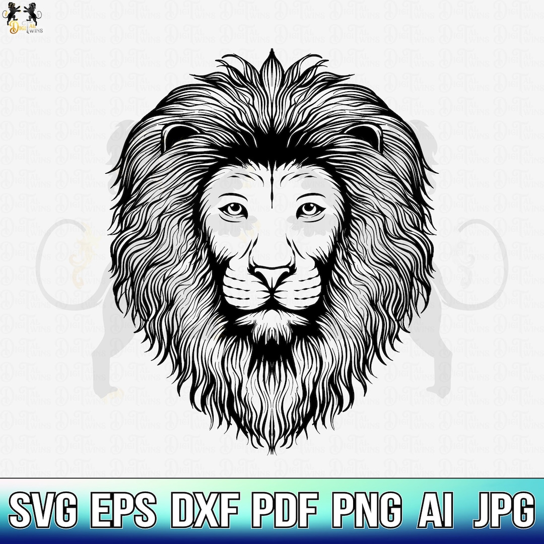 Lion Svg, Lion Clipart, Lion Vector, Lion Cut File, Lion Shirt, Lion ...