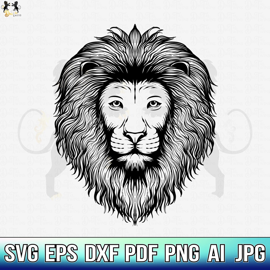 Lion Svg Lion Clipart Lion Vector Lion Cut File Lion - Etsy