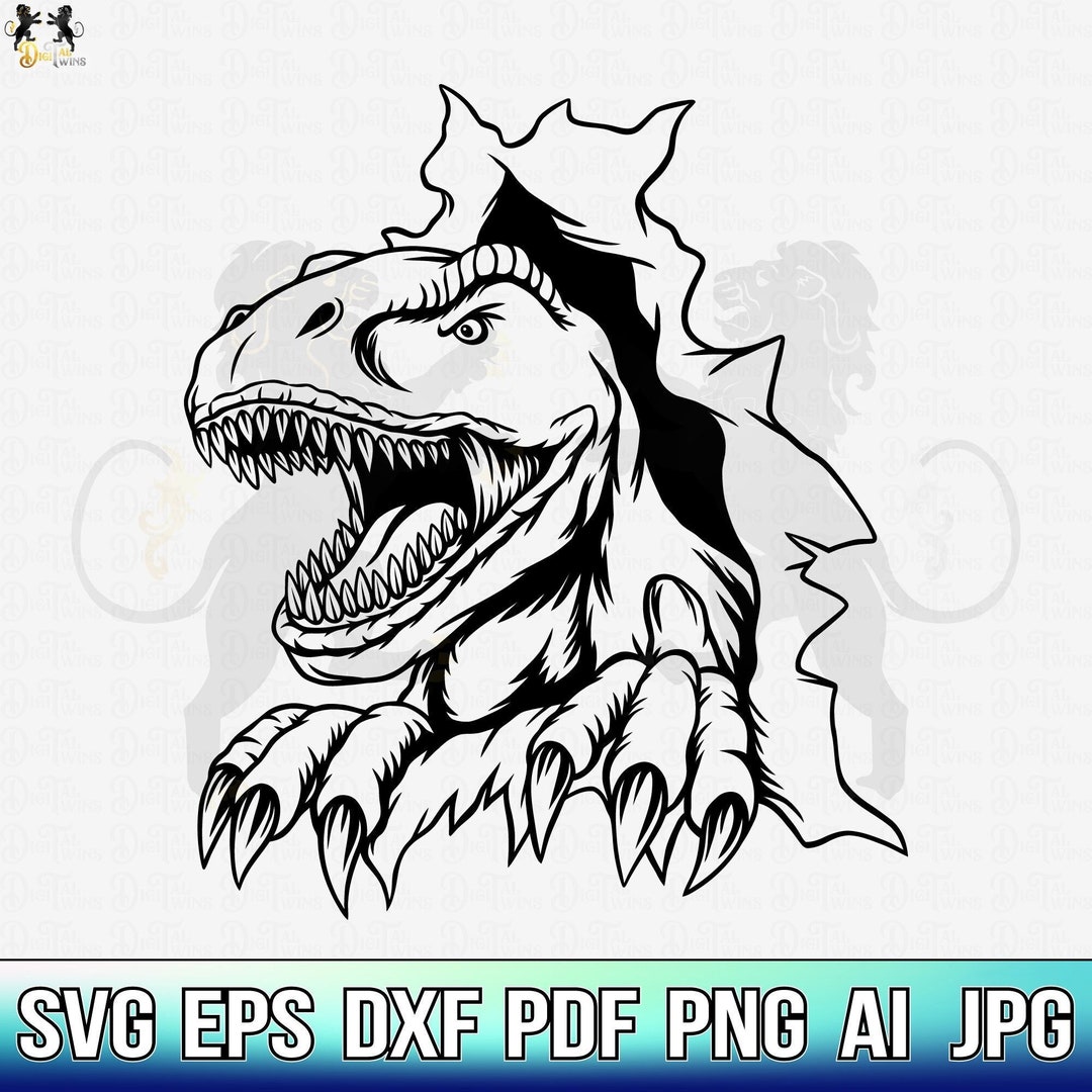 T Rex Svg, T Rex Scratch Svg, Dinosaur Svg, Tyrannosaurus Rex Svg, T ...
