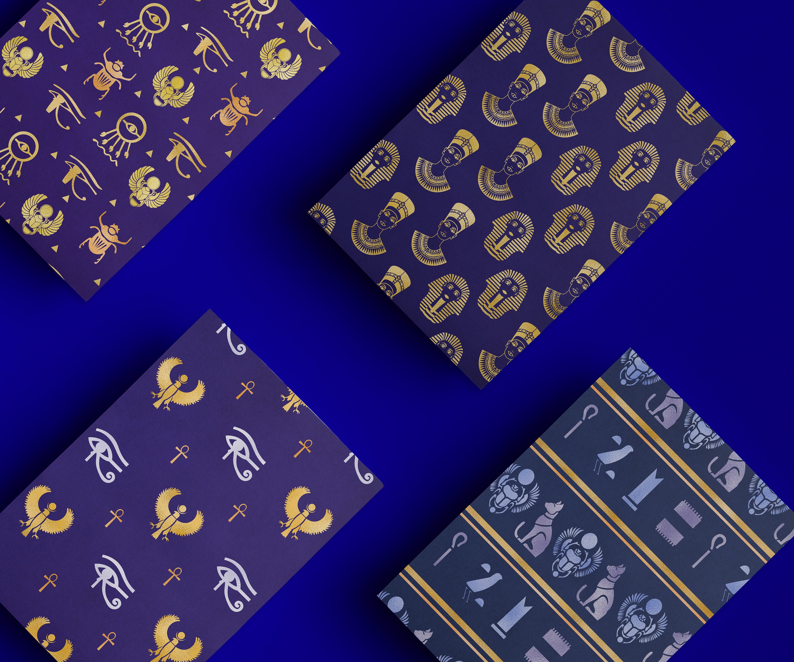 Egypt Digital Paper Egypt Seamless Pattern Hieroglyphics - Etsy