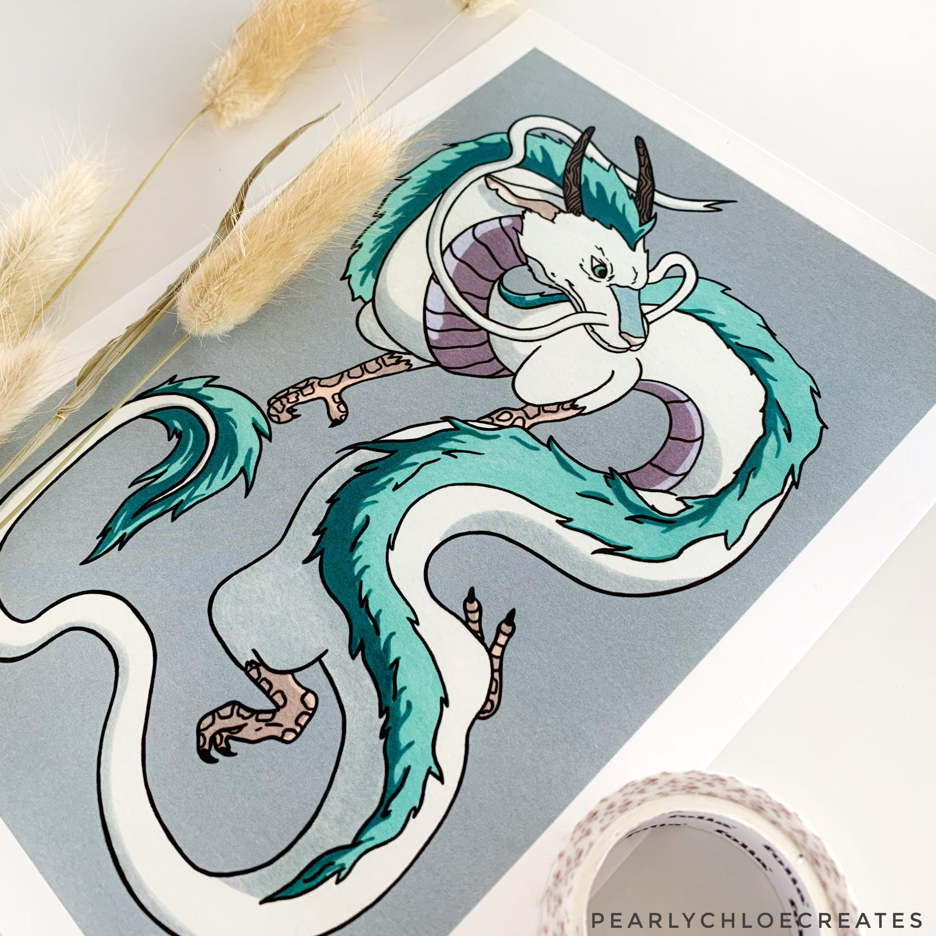 Haku Dragon Art