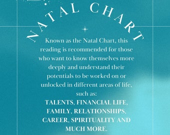 Natal Chart Reading - Etsy